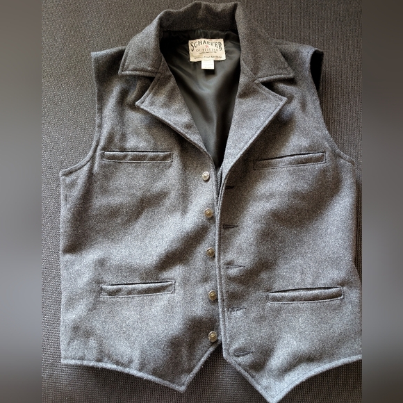 Schaefer | Jackets & Coats | Mens Schaefers Charcoal Cattle Baron Vest ...